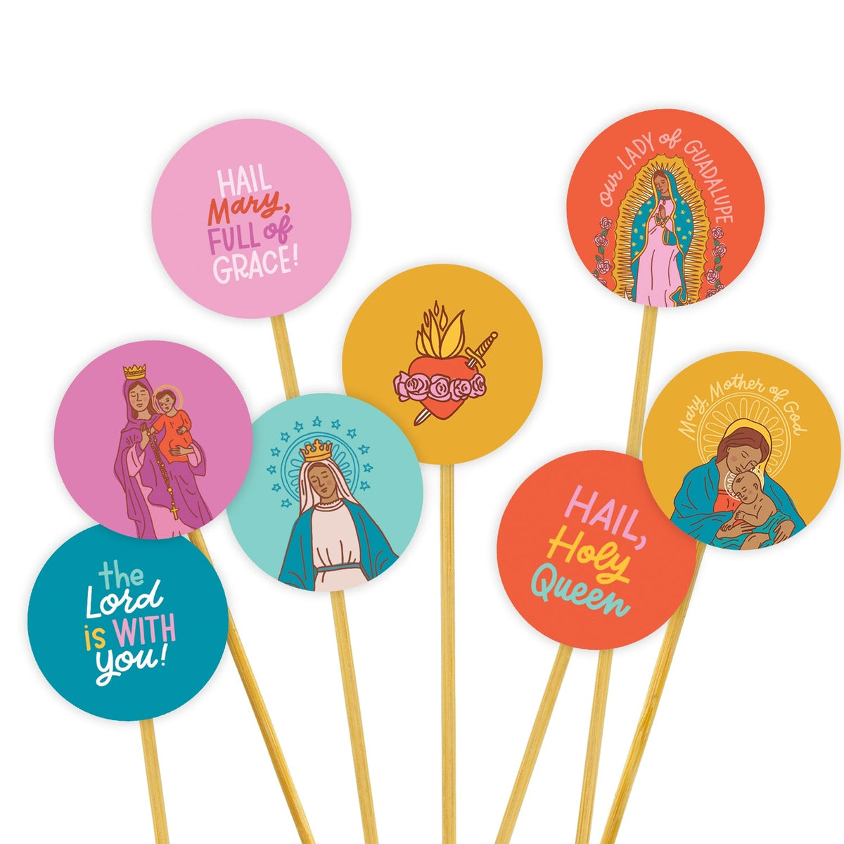 Mary Cupcake Toppers– ahumblehome